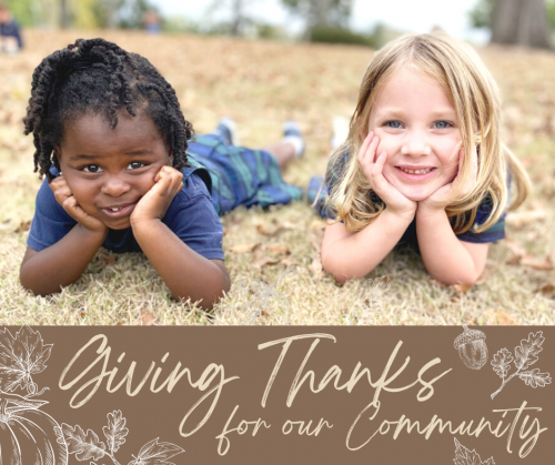 Giving Thanks for Our Community | Episcopal | Baton Rouge Private School